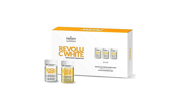 Farmona Revolu C white Active Whitening Set Избелващи ампули с вит.С