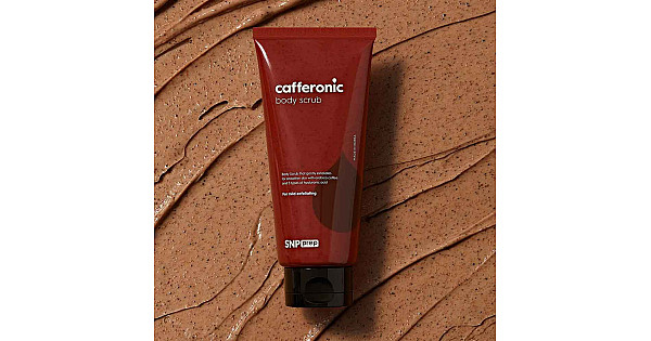 SNP PREP Cafferonic Body Scrub Скраб за тяло с кафе и хиалуронова ...