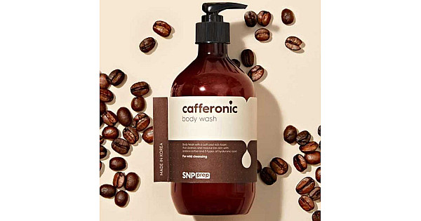 SNP PREP Cafferonic Body Wash Душ гел с кафе и хиалуронова киселина 500ml